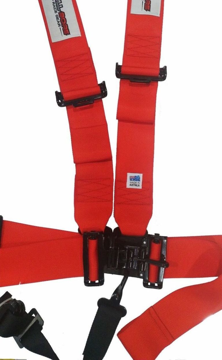FULL BORE RED 5PT L&L HARNESS | Parr Motorsports