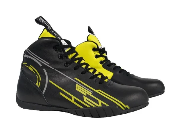FB RACE BOOTS FLURO YELLOW/BLACK SFI 3.3 | Parr Motorsports