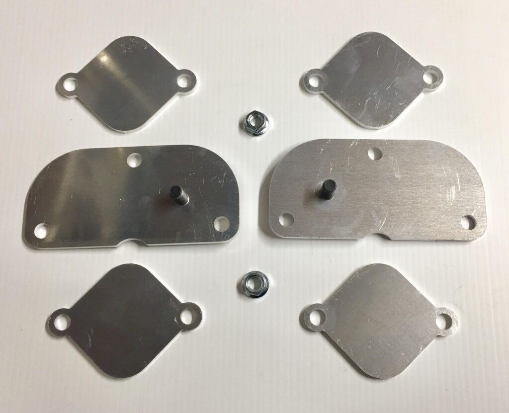 ALUM EXHAUST BLOCK OFF PLATE SET | Parr Motorsports